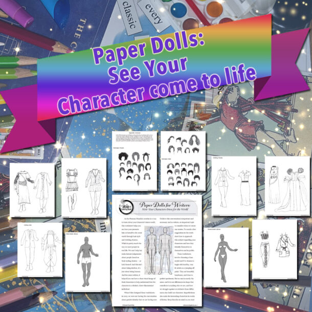 Paper Dolls for Writers - Writer's Coloring Book